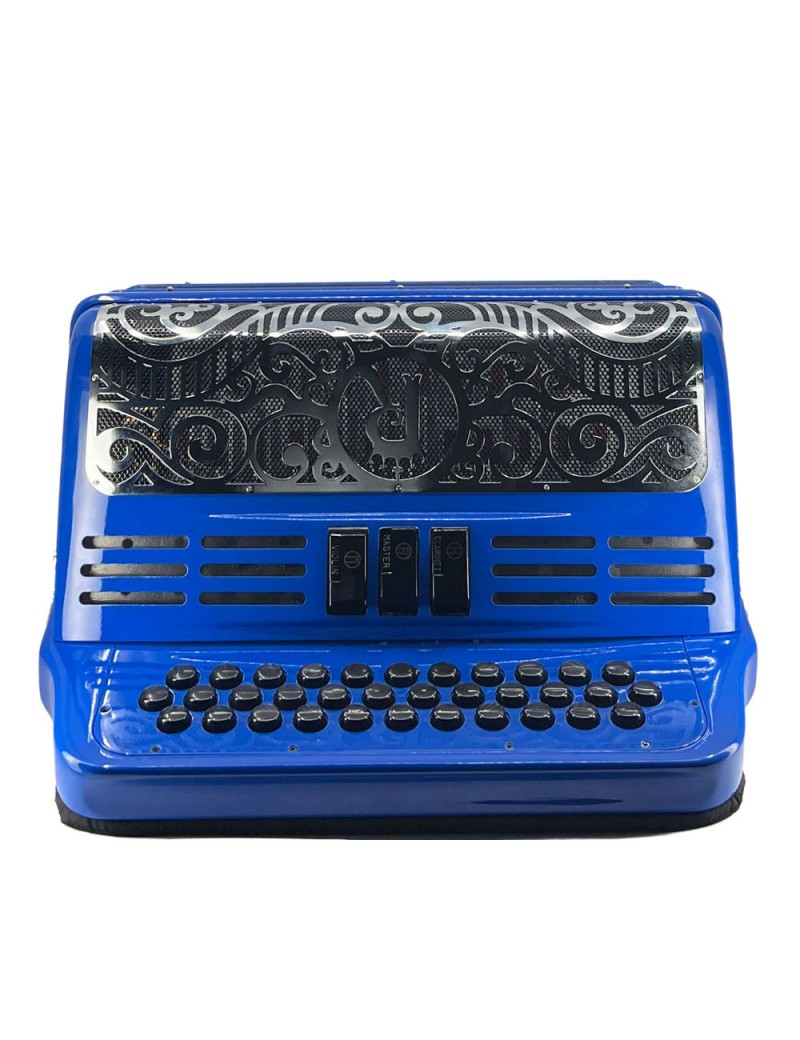 Acordeón Realeza 3S Azul