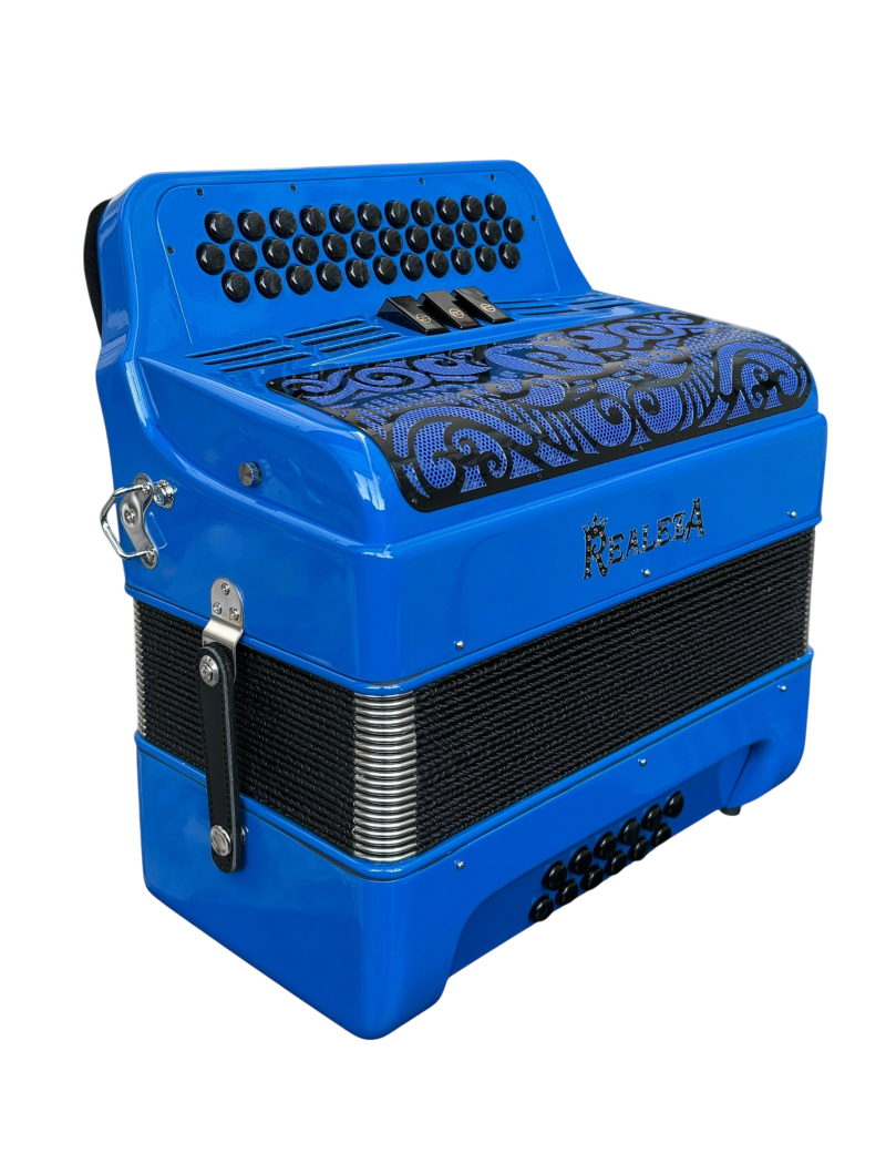 Acordeón Realeza 3S Azul